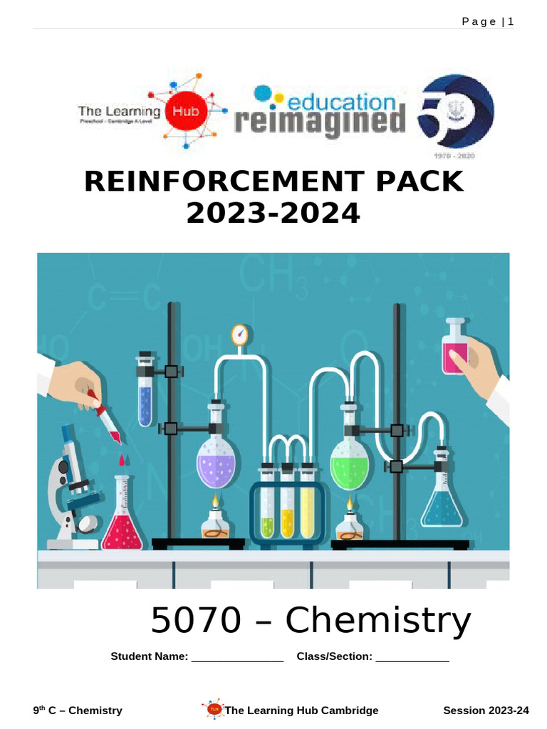C9-Chemistry-Reinforcement Pack | PDF | Chemical Bond | Chemistry