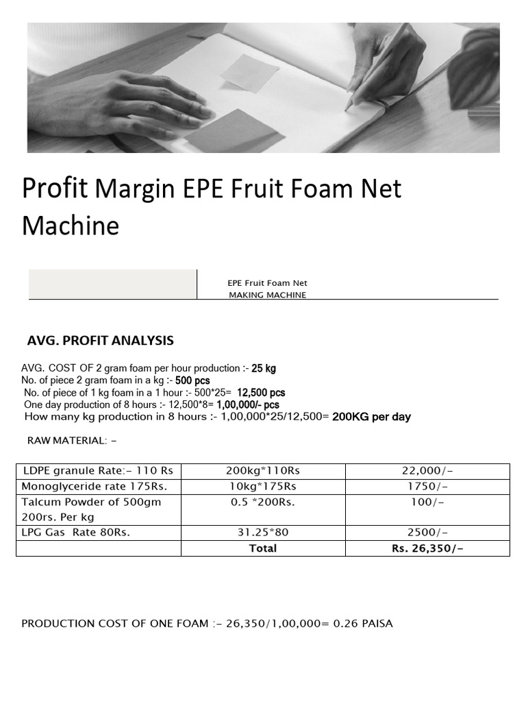 Epe Profit Analysis | PDF
