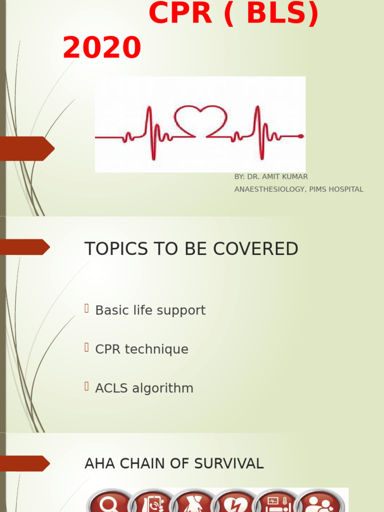 CPR BLS | PDF
