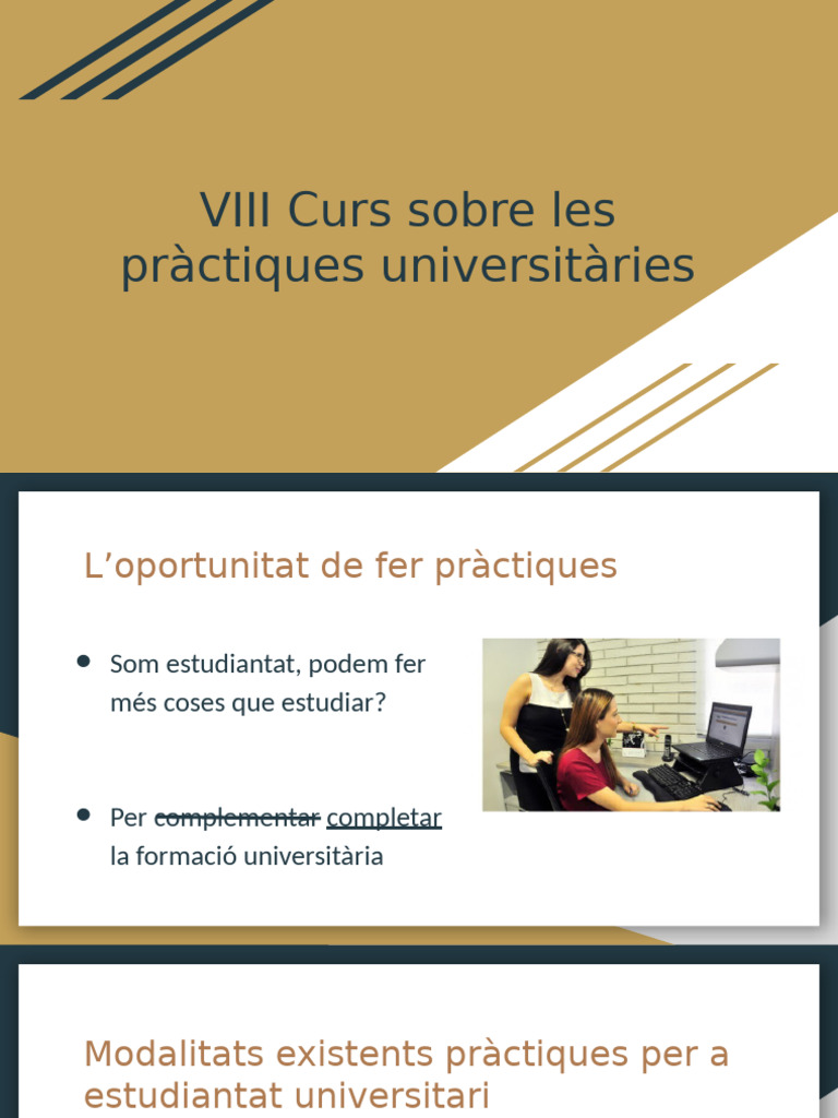 (1a Part) Curs Pràctiques | PDF
