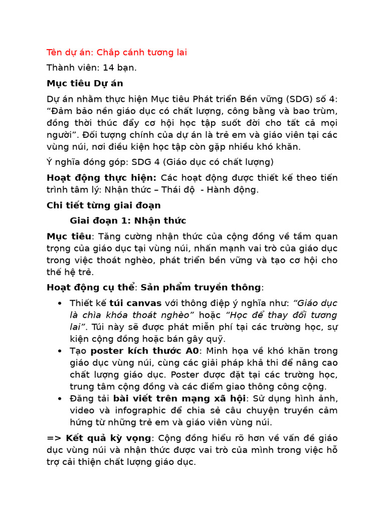 PTBV - Ý Tư NG | PDF