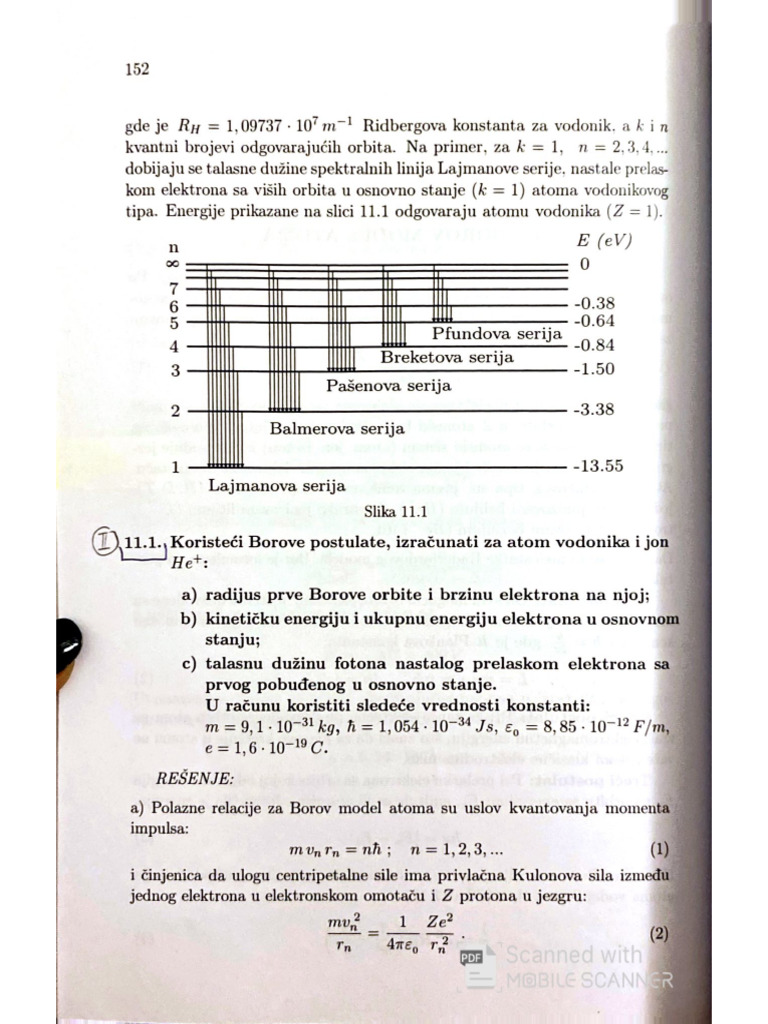 Borov Model Atoma | PDF