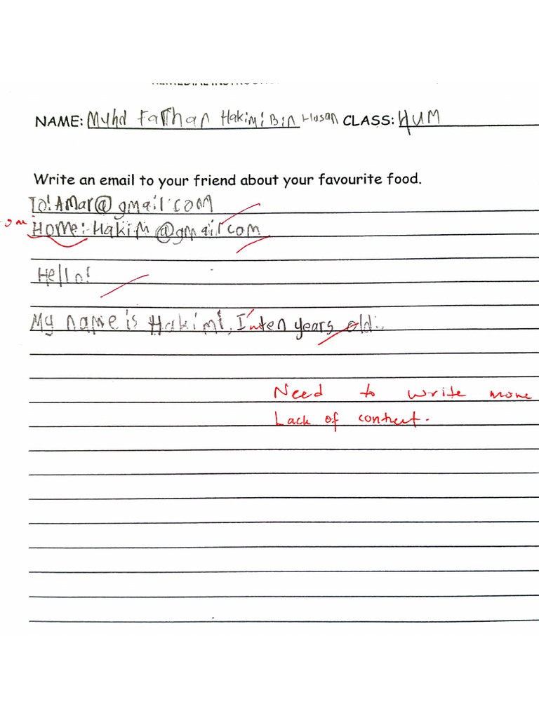 RI Sample Writing Test | PDF