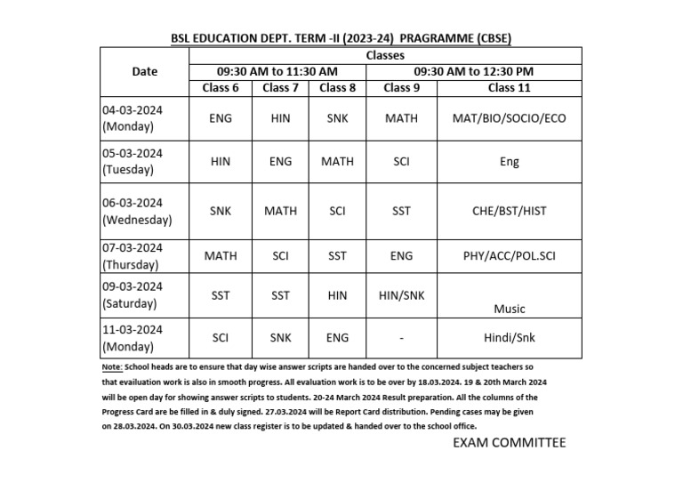 Term 2 2023-24 Program | PDF