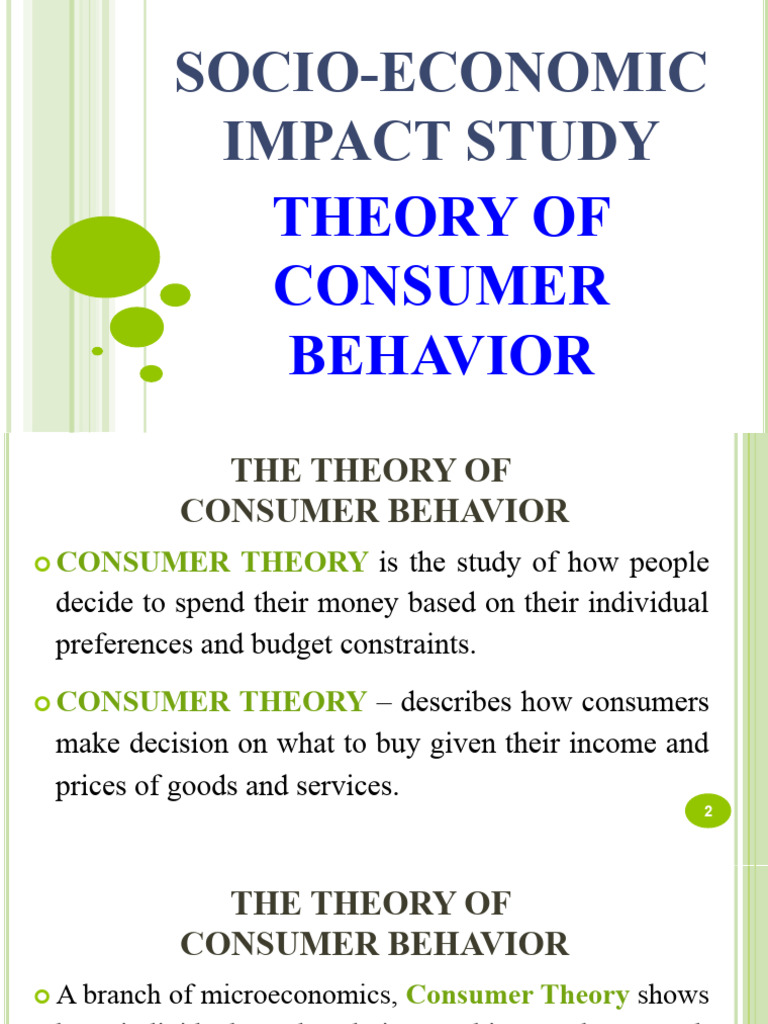 Applied Eco m6 Theory of Consumer Behavior | PDF | Utility ...