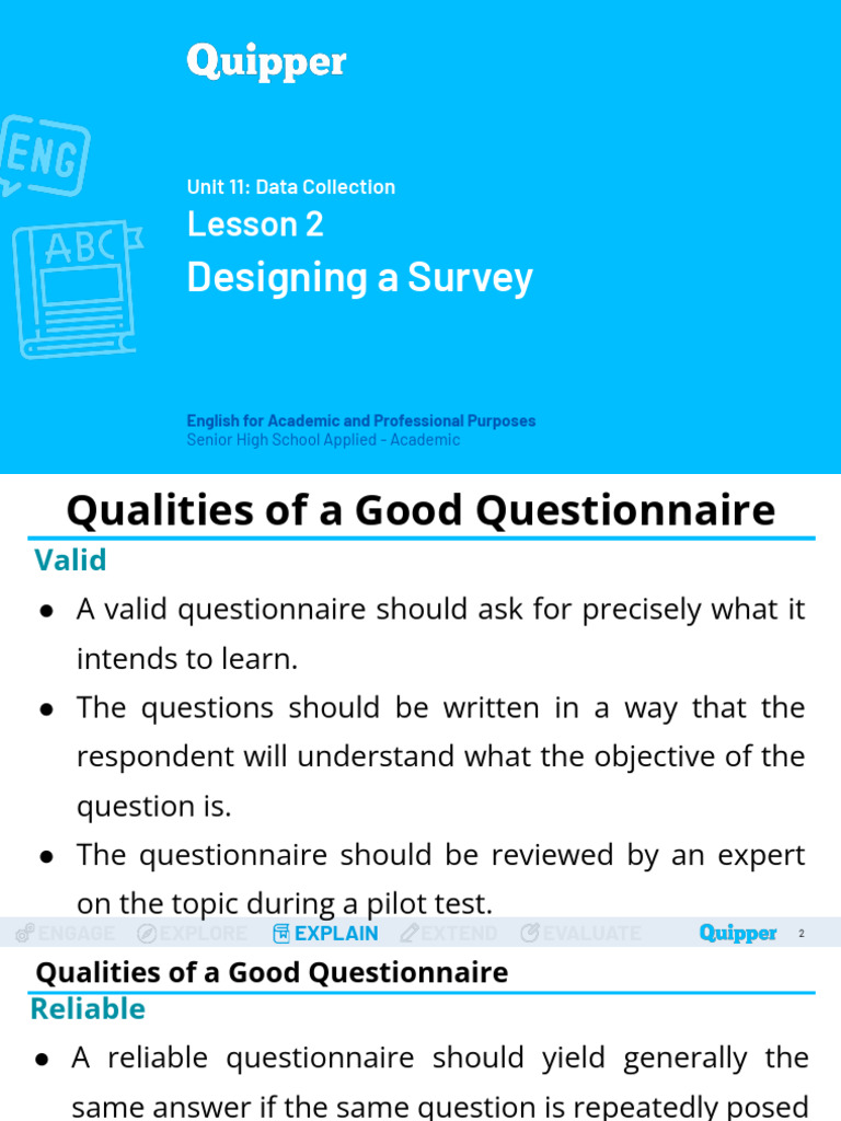 Eapp Survey2 | PDF | Questionnaire | Cognitive Science