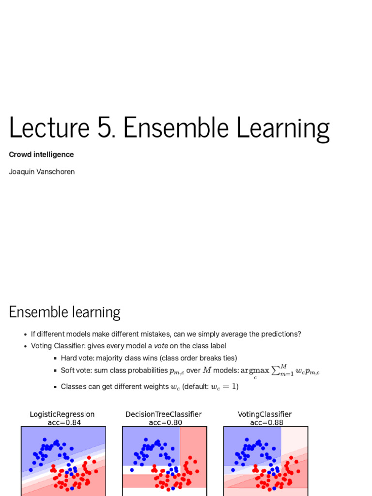 05 - Ensemble Learning | PDF | Errors And Residuals | Bootstrapping (Statistics)
