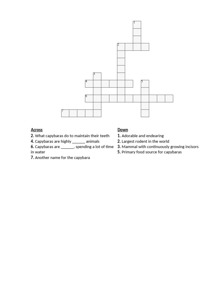 Crossword Maker | PDF