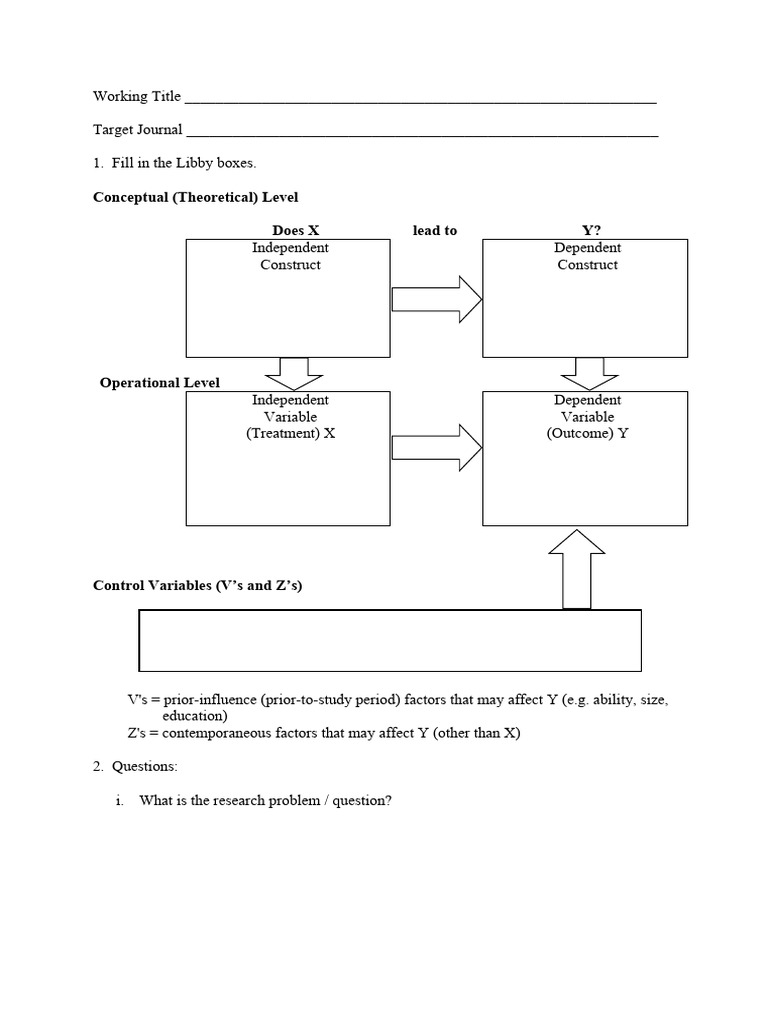 Questions Template - Libby Boxes and Pitching Template Design Tool ...