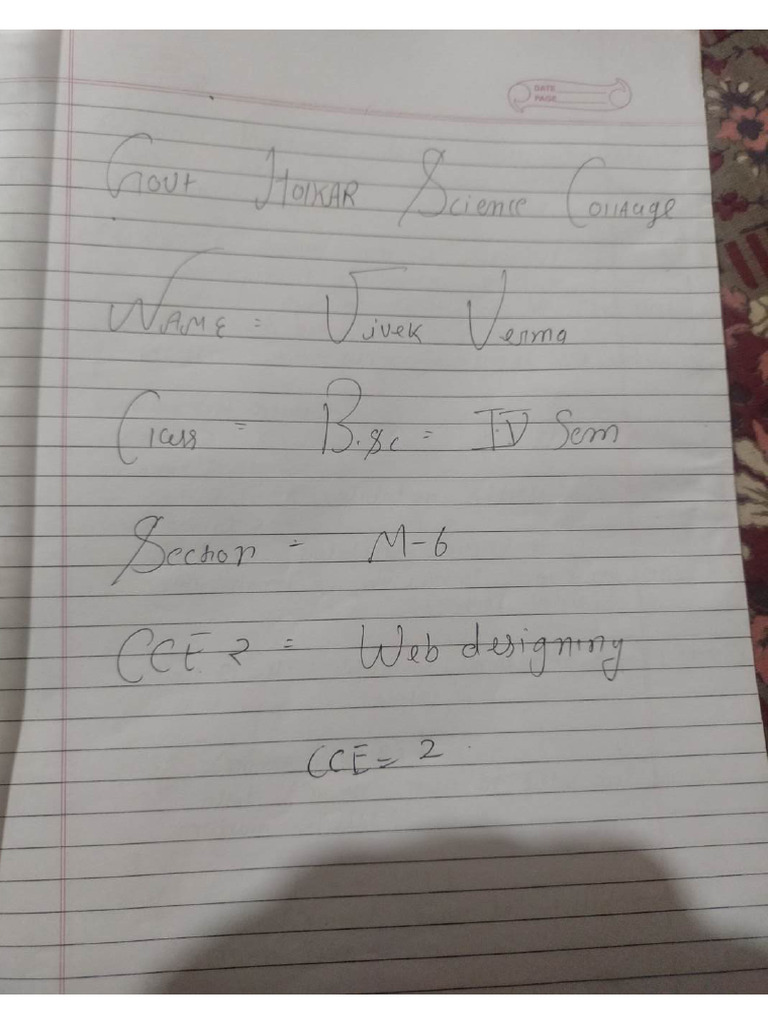 Web Designing CCE 2 Vivek Verma | PDF