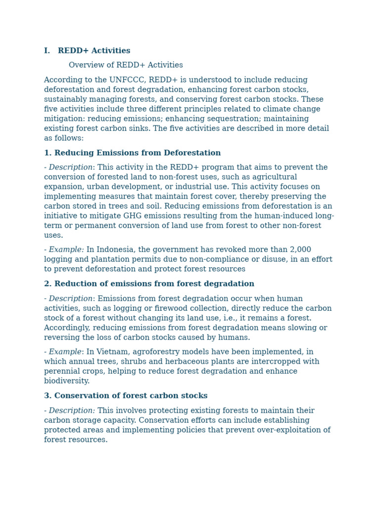 REDD | PDF | Forests | Deforestation