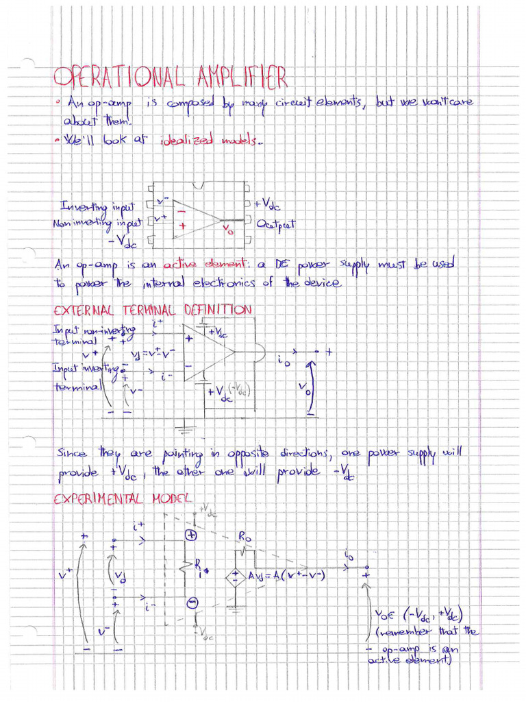 Operational Amplifier | PDF