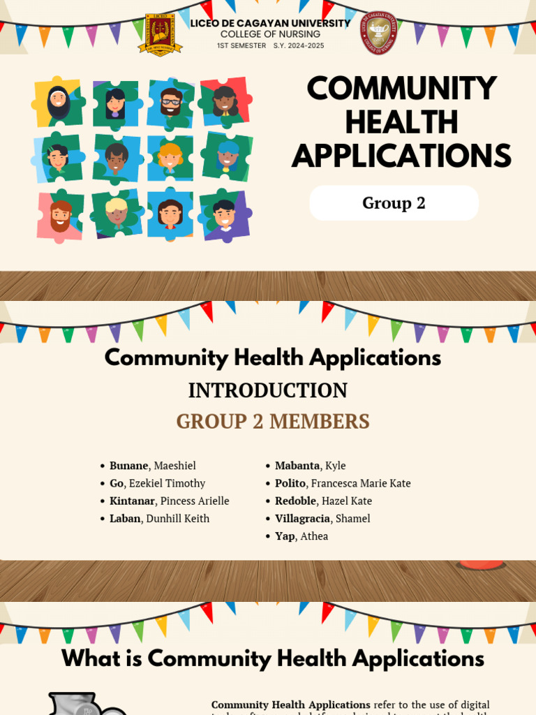 Community Health Applications | PDF | Health Informatics | Public Health