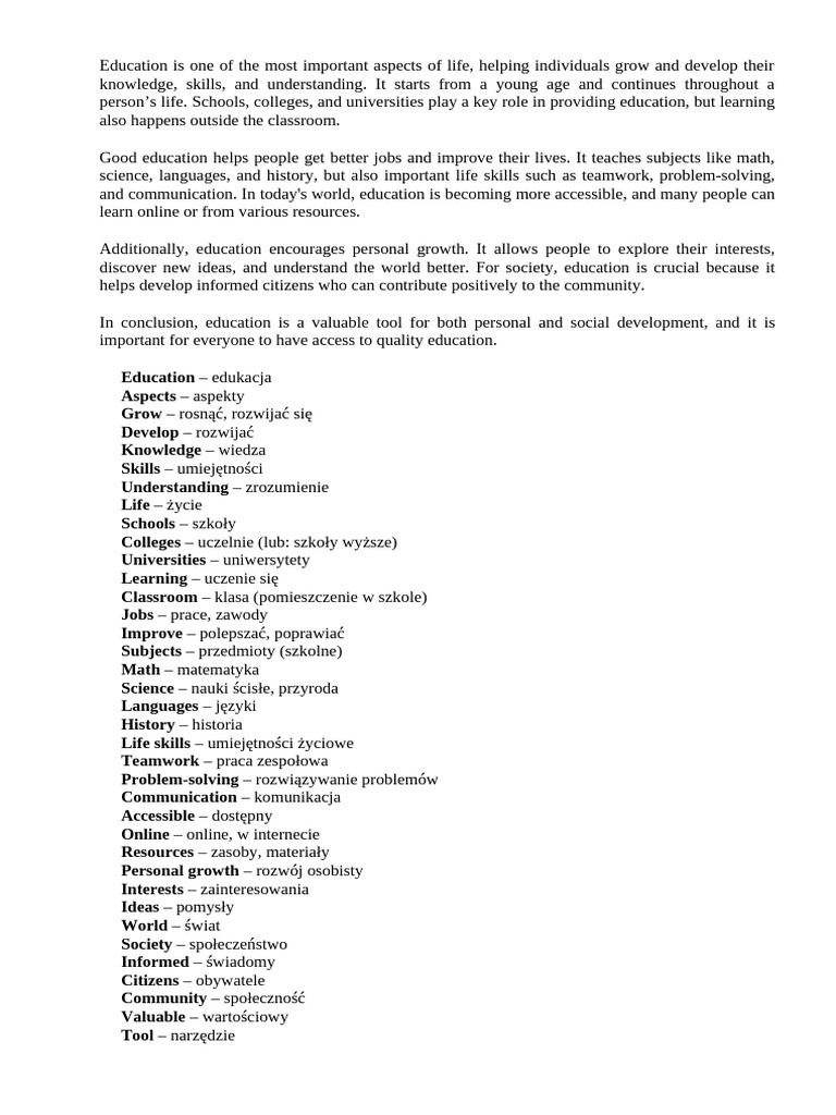 Education | PDF