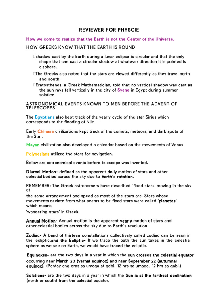 Physci q2 Reviewer | PDF