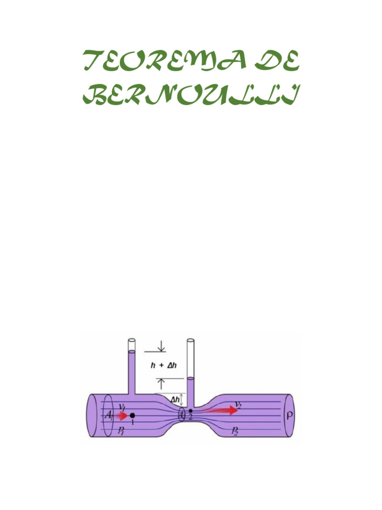 Teorema de Bernoulli | PDF