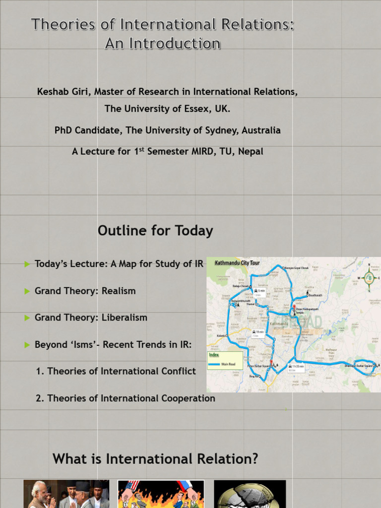 Theories of IR | PDF | Global Politics | Scientific Theories