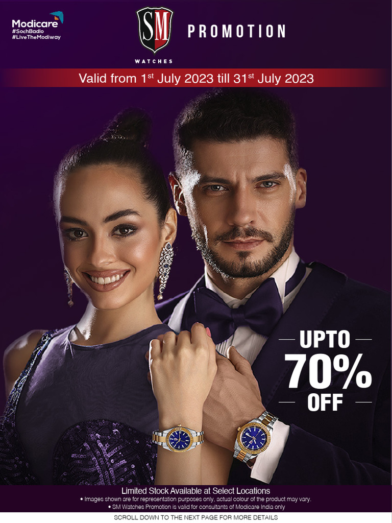 SM WatchesPromotion - July 2023 | PDF