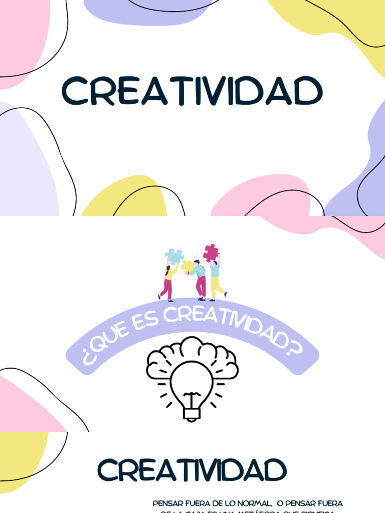 Definición y Tipos de Creatividad | PDF | Creatividad | Pensamiento