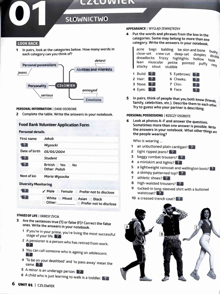 CZŁOWIEK. Pearson. Repetytorium Z Języka Angielskiego Dla Liceów I Techników. Poziom Rozszerzony ...