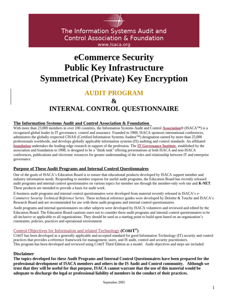 Ecommerce Security Public Key Infrastructure Symmetrical (Private) Key ...