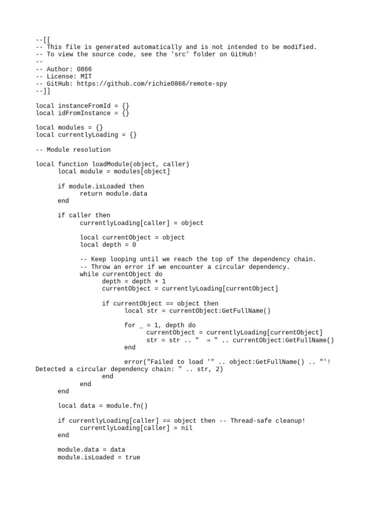 RemoteSpy Module Implementation | PDF | Software | Software Engineering