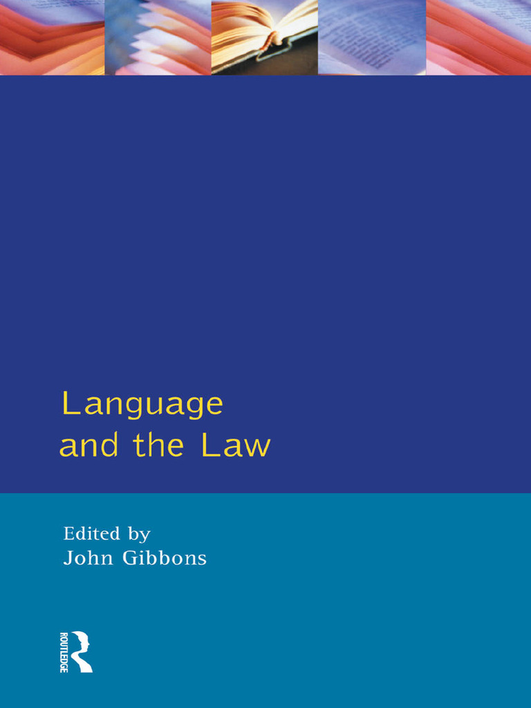 Language and the Law Overview | PDF