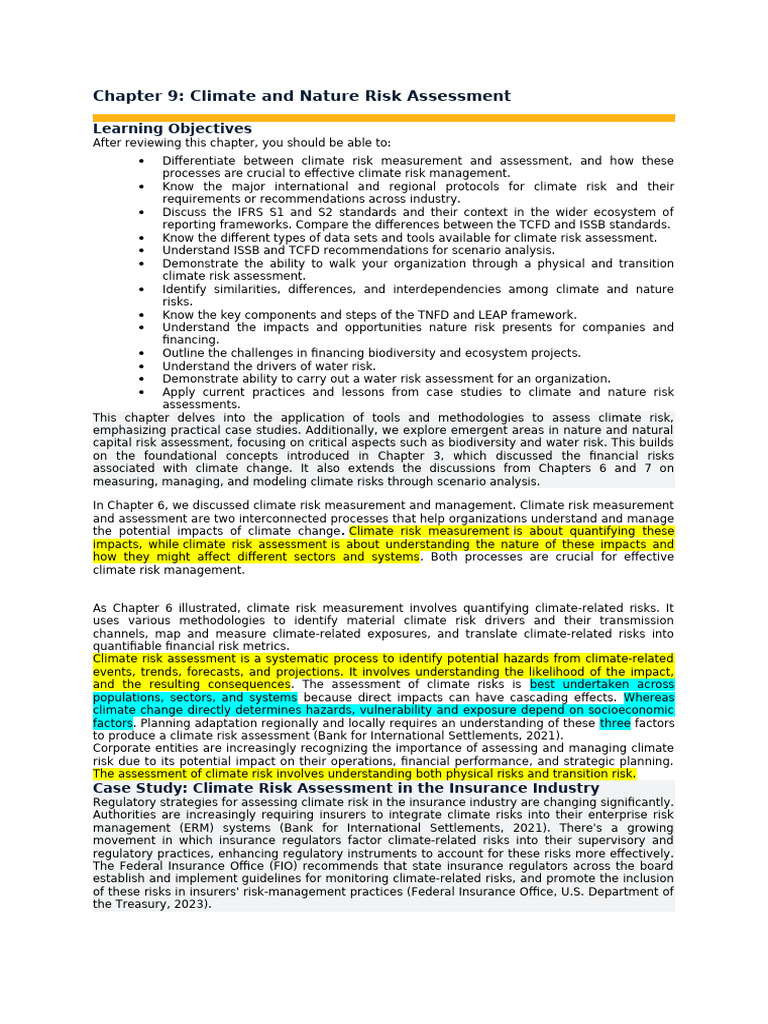 Chapter 9 10 | PDF | Risk | Risk Assessment
