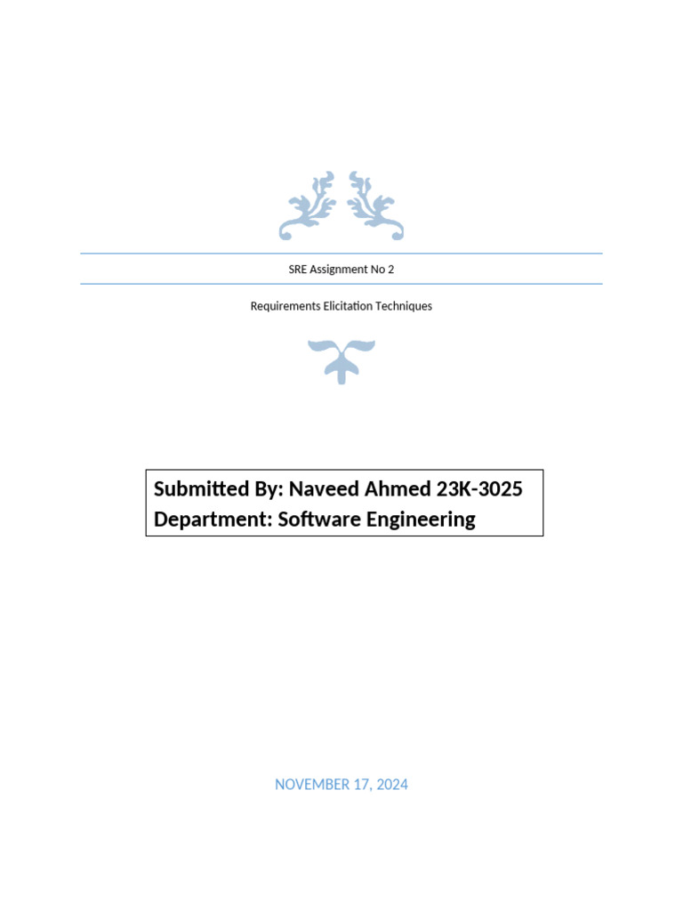 Requirements Elicitation Techniques Overview | PDF | Usability | Focus ...