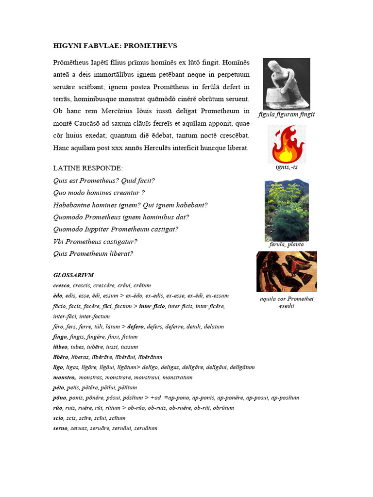 Disce Latinam linguam cum Higyno I & II | PDF