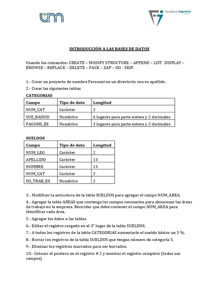 EJ CLASE 3 FOX Tablas | PDF