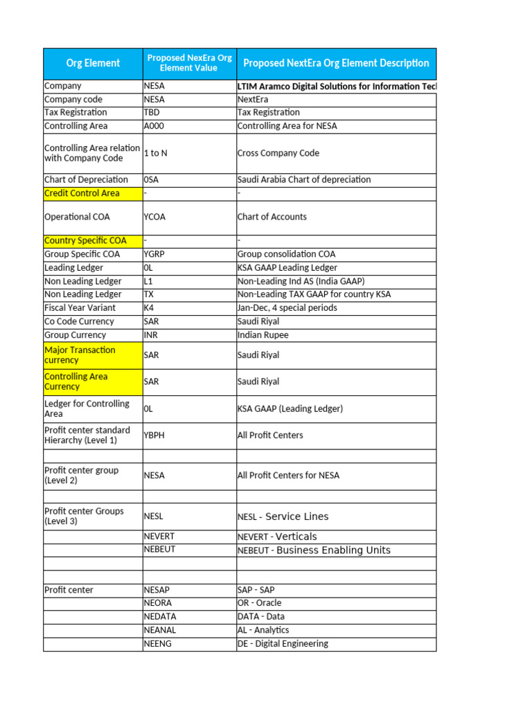 NextEra Proposed Org Structure | PDF