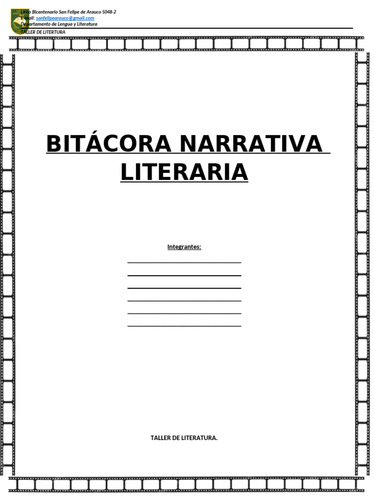 Taller de Literatura: Bitácora Narrativa | PDF