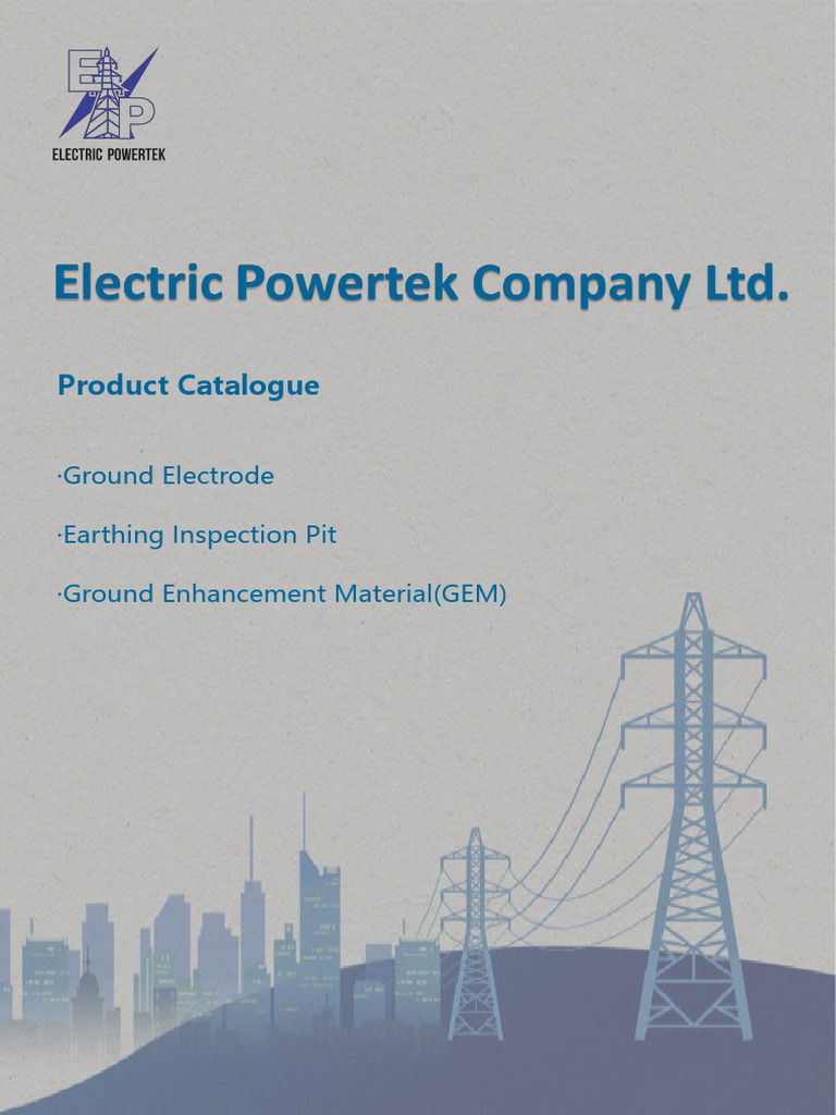 Ground Electrode & Earthing Pit & GEM | PDF | Soil | Electrical ...