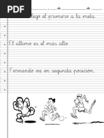 Ejercicios de Escritura Manuscrita | PDF