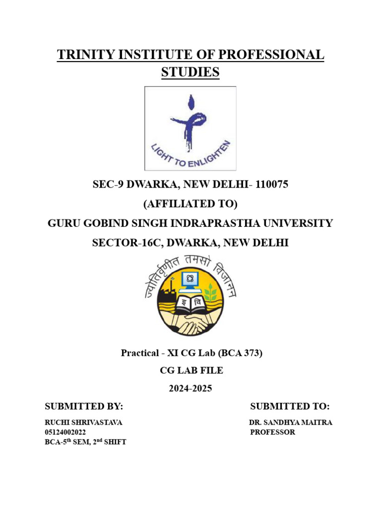 CG Lab File | PDF | Elementary Geometry | Euclidean Geometry