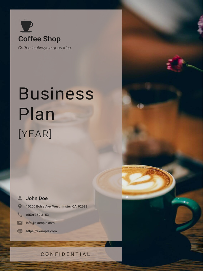 Coffee Shop Business Plan Overview | PDF | Coffeehouse | Drink