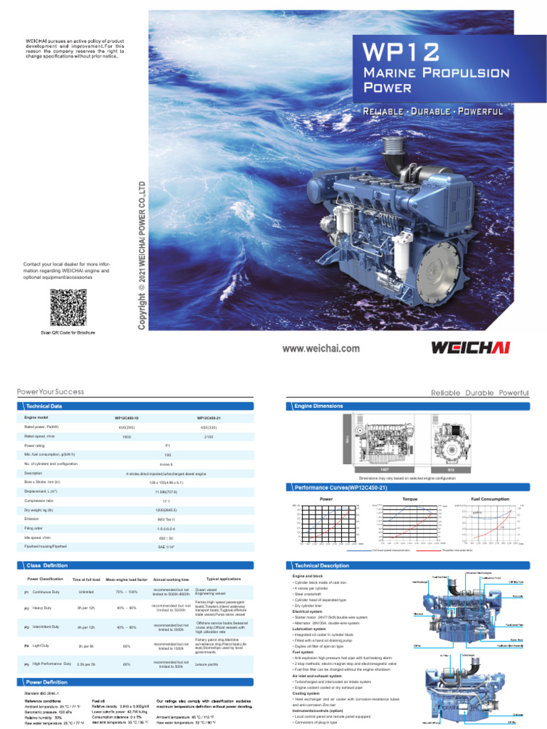 06.-WP12-Brochure EN 202107 | PDF | Horsepower | Engines