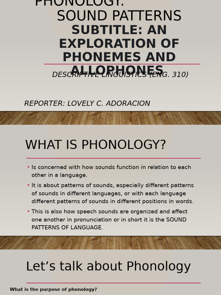 Phonology Sound Patterns | PDF | Phonology | Phoneme
