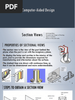 Section Views Tutorial in AutoCAD With Video | PDF | Drawing | Auto Cad