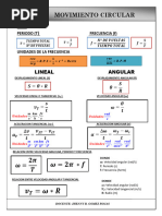 Formulas de Mcu - Fisicafff | PDF