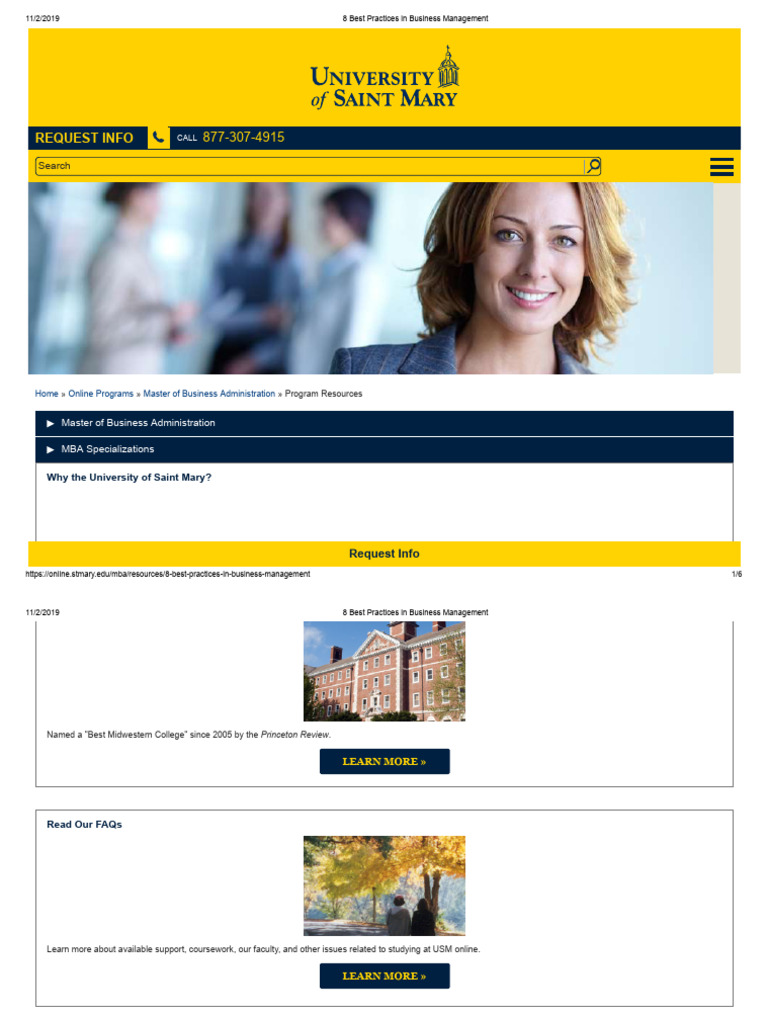 8 Essential Business Management Practices | PDF | Human Resource ...