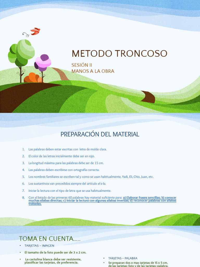 Método Troncoso: Guía de Lectura | PDF | Percepción | Ciencia cognitiva