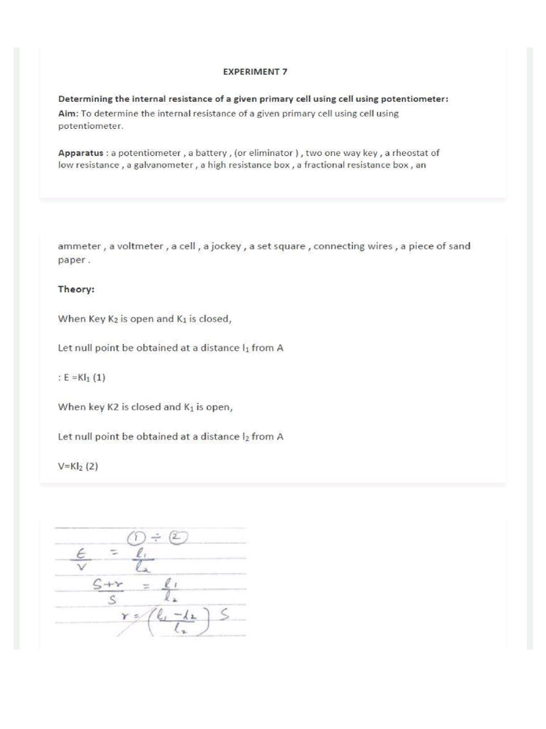 Physics Exp - 7 | PDF