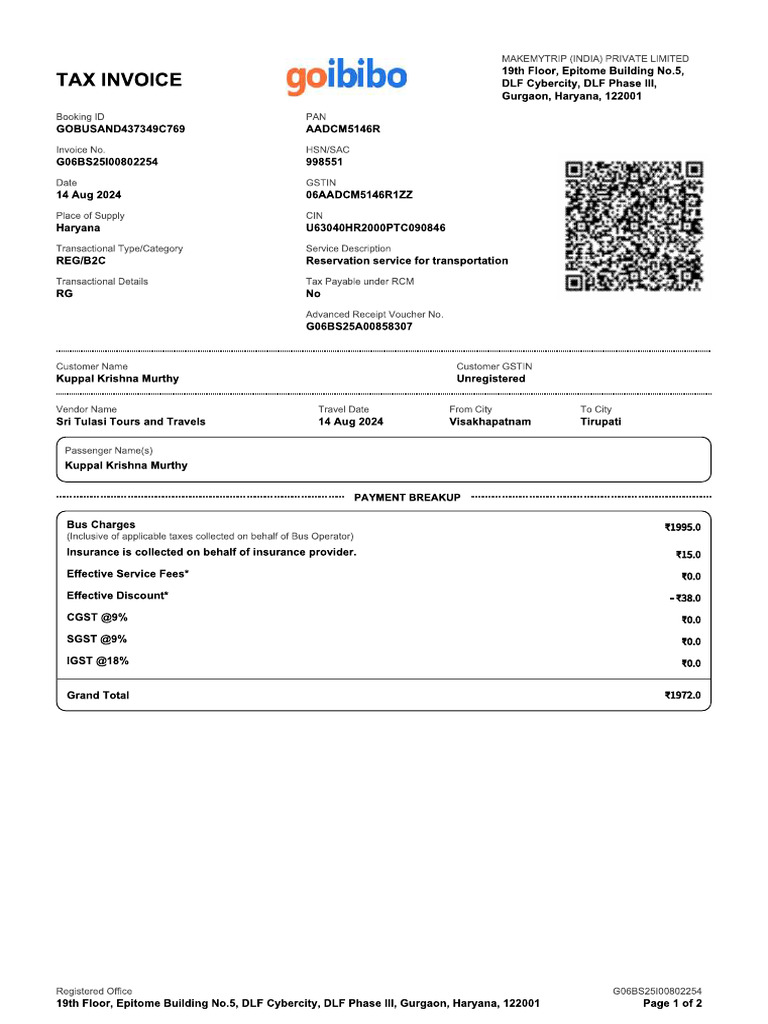 Bus Ticket | PDF
