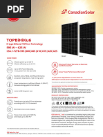 Canadian Solar 550W Module Datasheet | PDF | Electrical Engineering ...