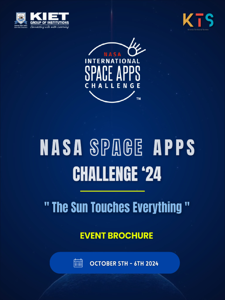 Event Brochure NASA Space Apps Challenge'24 Ghaziabad | PDF | Cognition