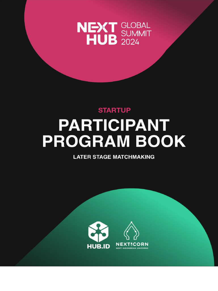 NextHub Summit 2024 Program Guide | PDF | Venture Capital | Corporate ...