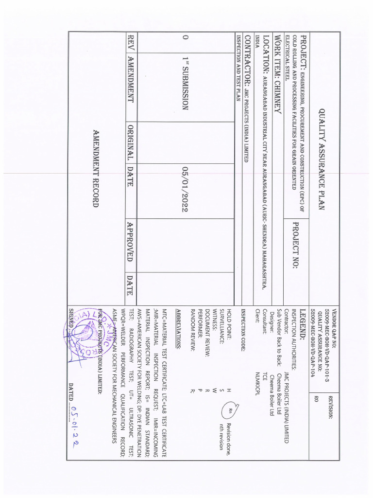 52009-Mec-Boh-Vd-Qap-104 R0 | PDF