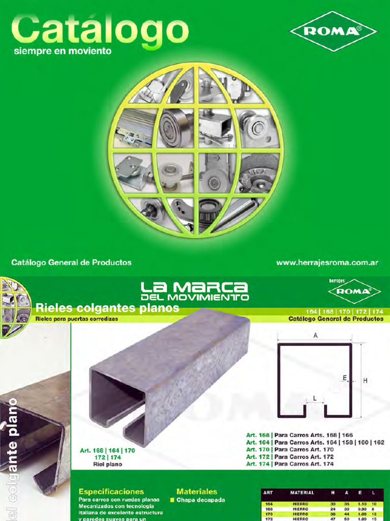 Rieles - Perfiles para Portones | PDF